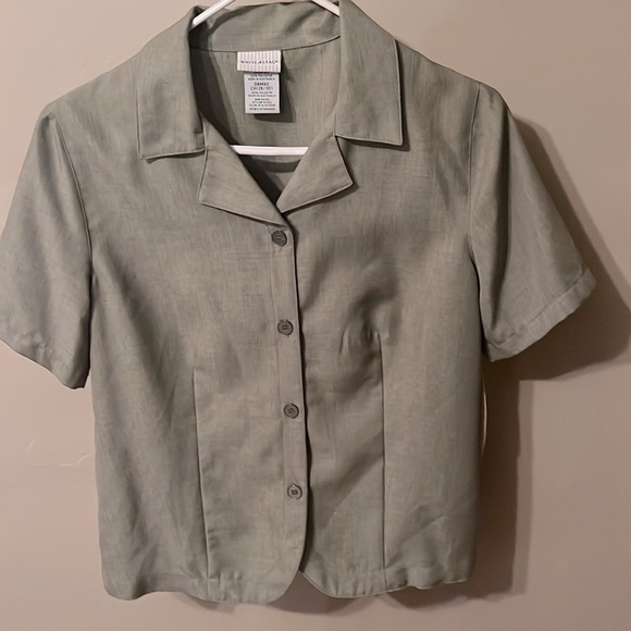 White Stag | Tops | White Stag Vintage Button Down Short Sleeve Top | Poshmark